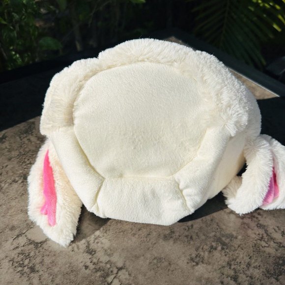 Easter Basket | Toys | Plush Easter Bunny Basket Off White Rabbit Soft ...